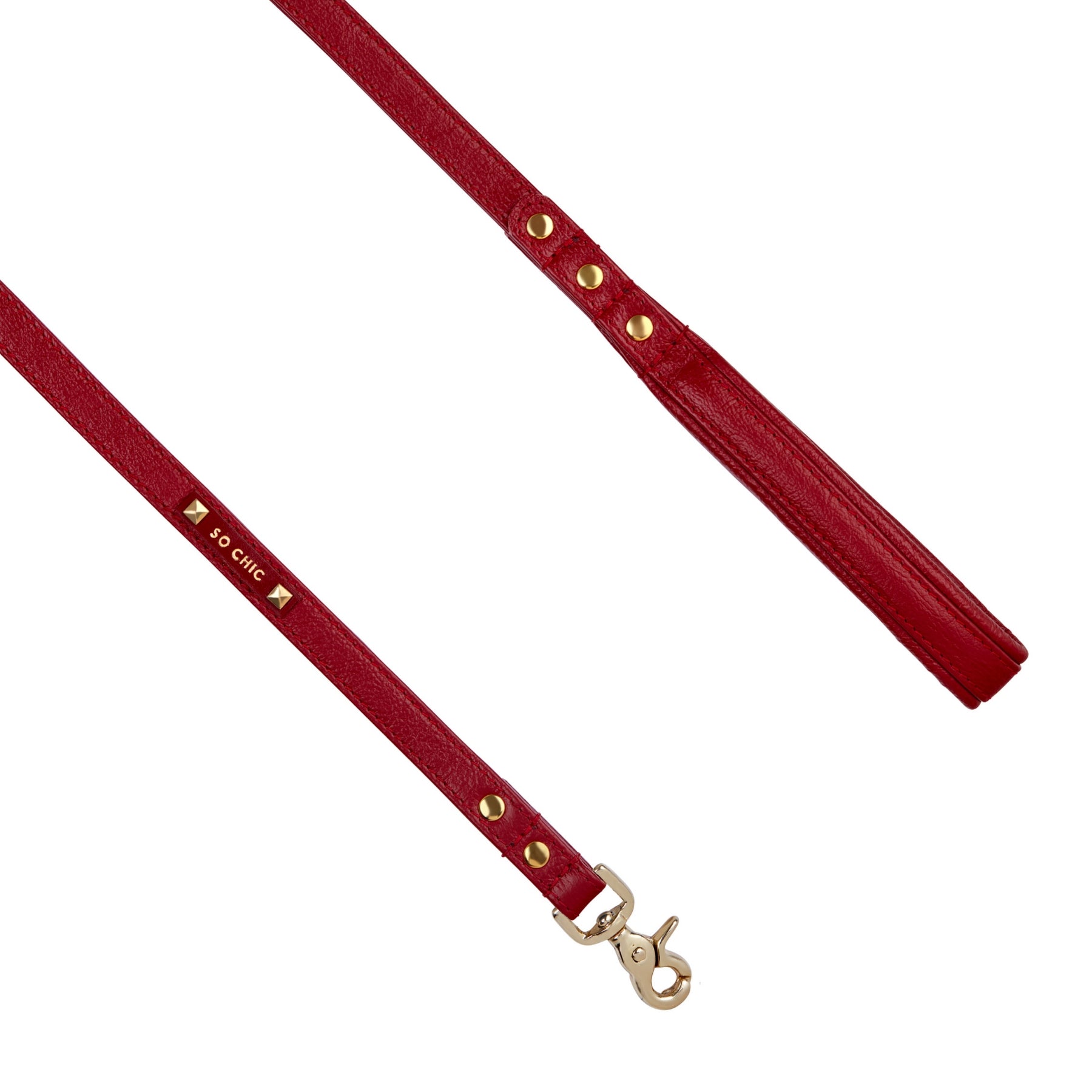 Dog leash - Magnetic Red ️ – Petsochic